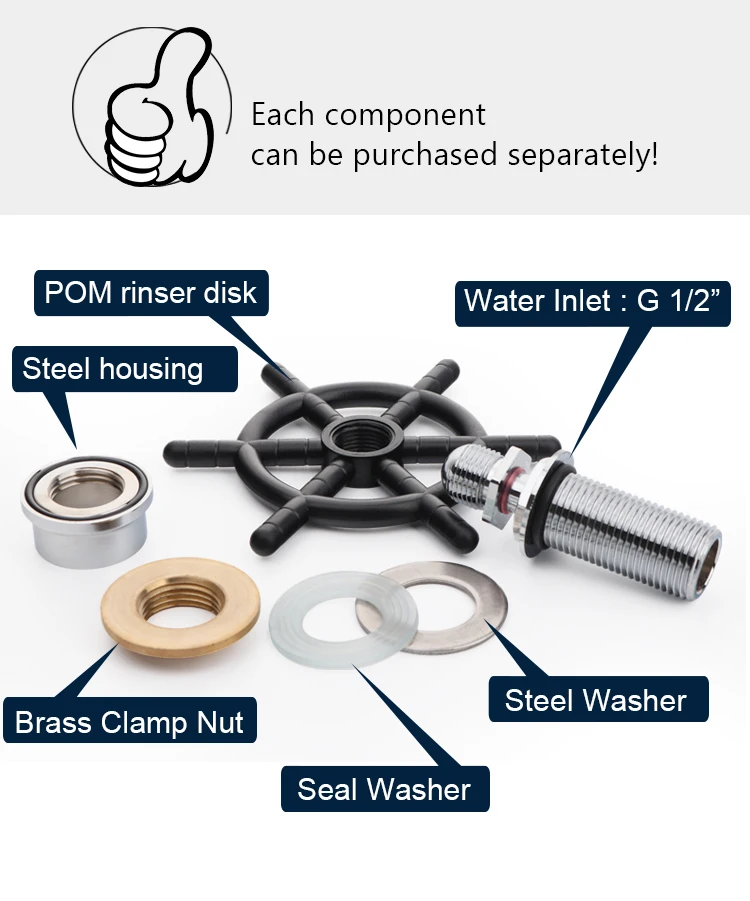 Portable Table Bar Beer Glass Steaming Pitcher Rinser Glass Rinser ...