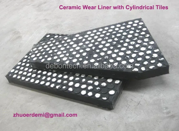 Polyurethane Rubber Ceramic Wear Resistant Chute Liner With Urethane