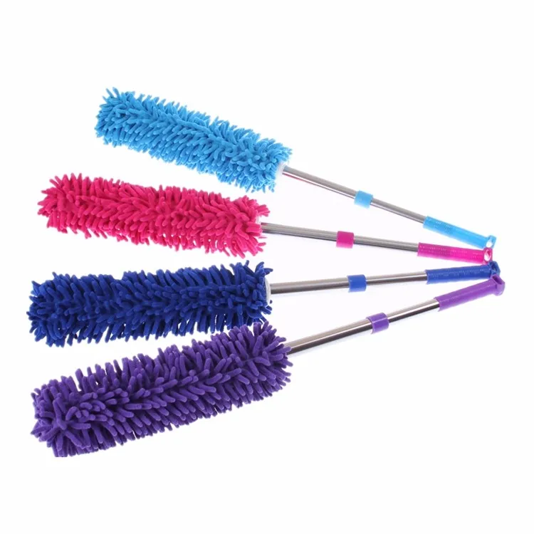 Long Handle Telescopic Extendable Microfiber Chenille Hand Duster For ...