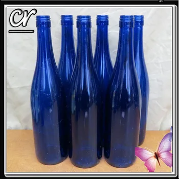 Cobalt Blue 750 Ml Empty Wine Bottles - Buy Cobalt Blue Wine Bottle,750 ...
