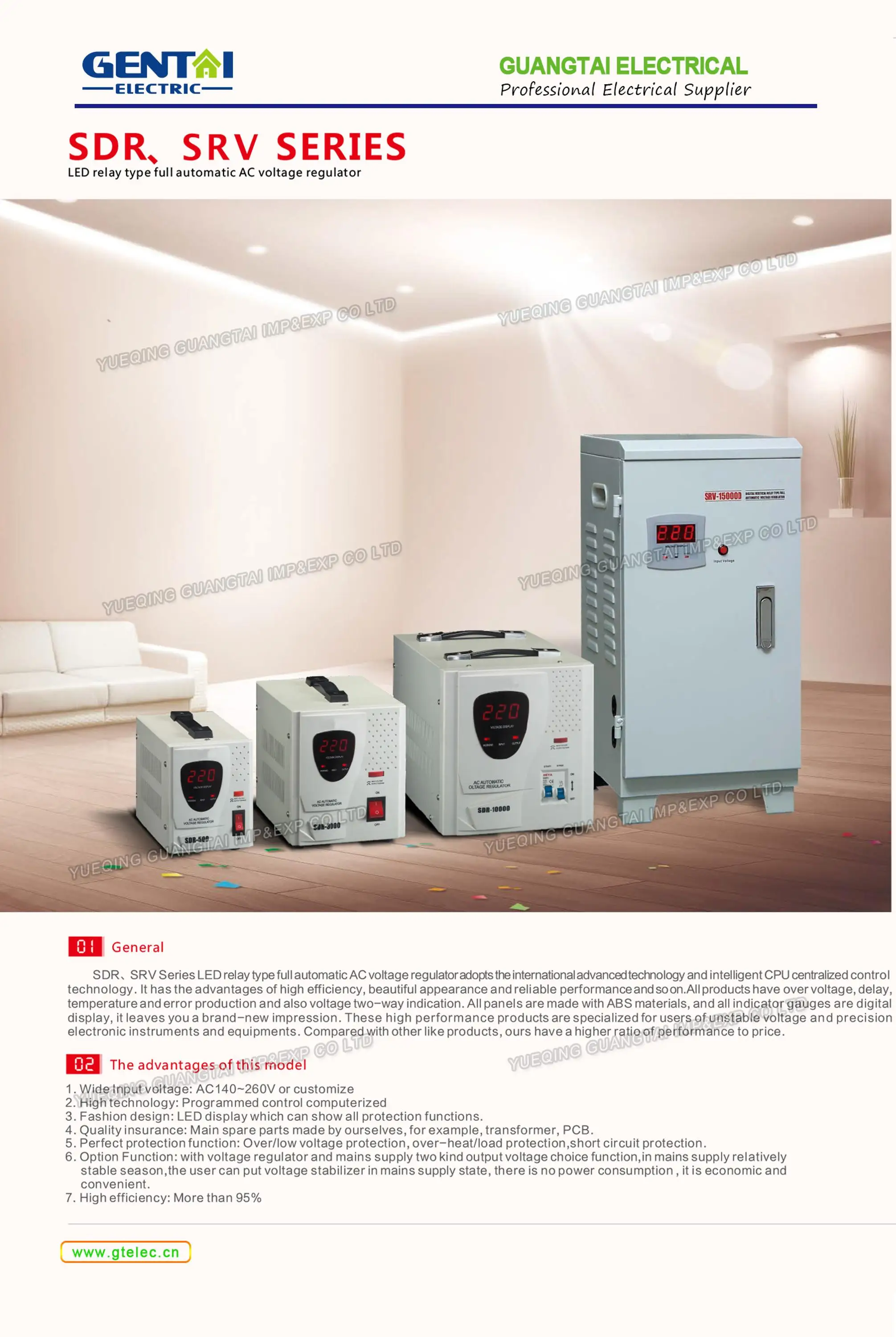 20kva Avr/25kva Avr Ac Voltage Stabilizer / Automatic Voltage Regulator ...