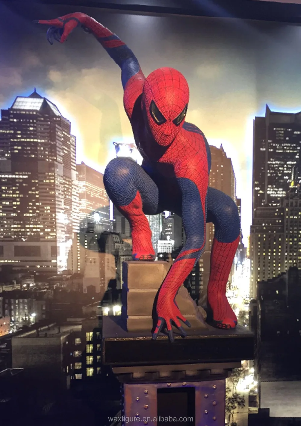Large Wax Characters Spider Man Lifesize Superman Wax Sculptures - Buy ...