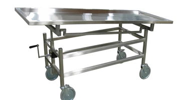 Roundfin Corpse Transport Morgue Cart Used With Autopsy Cleaning Table ...