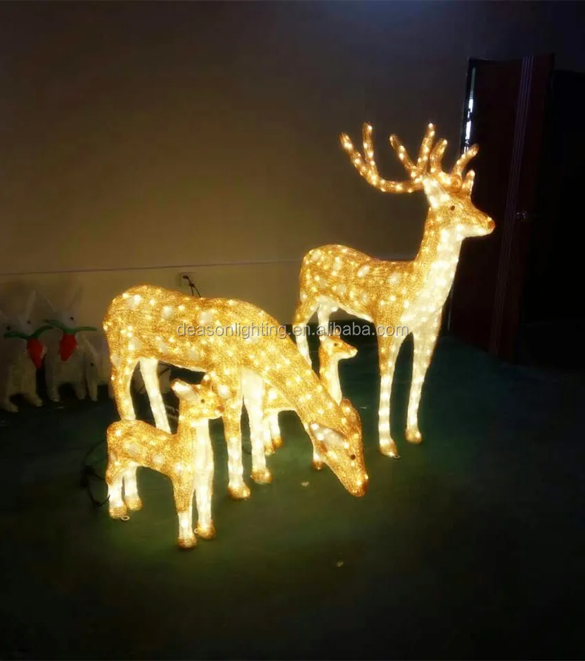 Christmas LED Acrylic Animals - Brighten Your Holidays