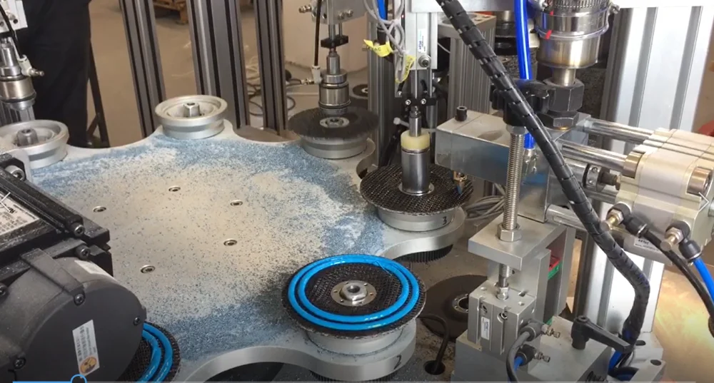 Zhengzhou Semi Auto Flap Disc Making Machine Manufacturer - Buy Flap ...