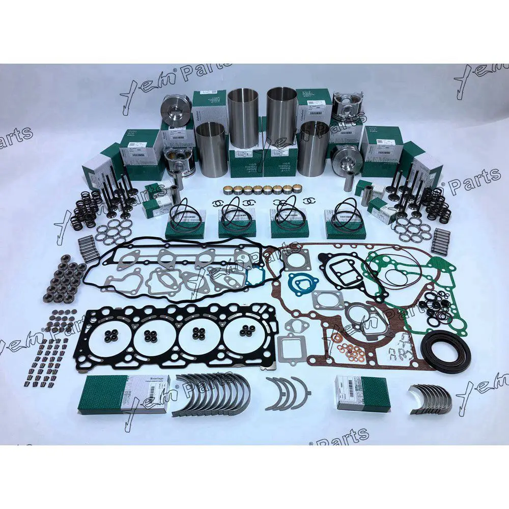 V3307 Overhaul Rebuild Kit With Cylinder Gasket Bearings Set Valves Kit ...