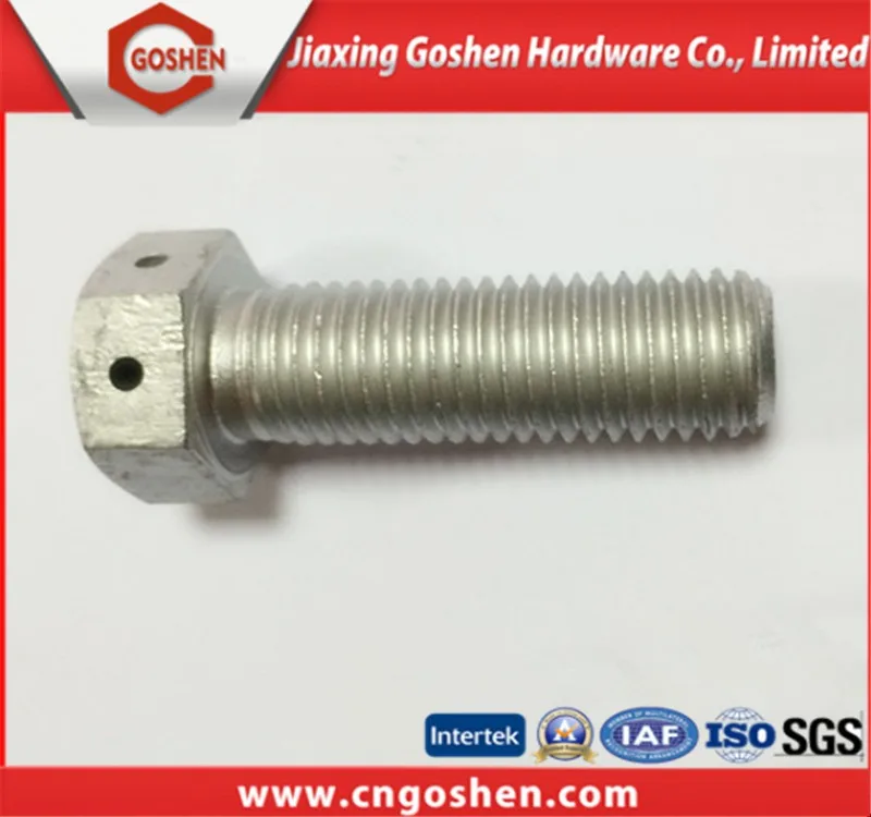Hex Head Bolts With Holes - Buy Bolts,Hex Head Bolts,Hex Head With ...