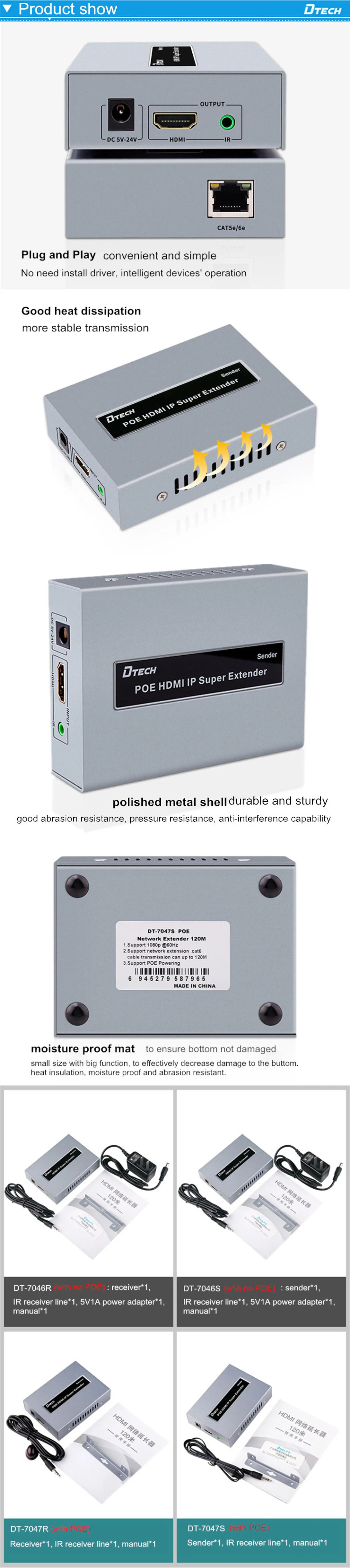 China Manufacturer 120m Over Tcp Ip Repeater For Cctv Camera Video Ir ...