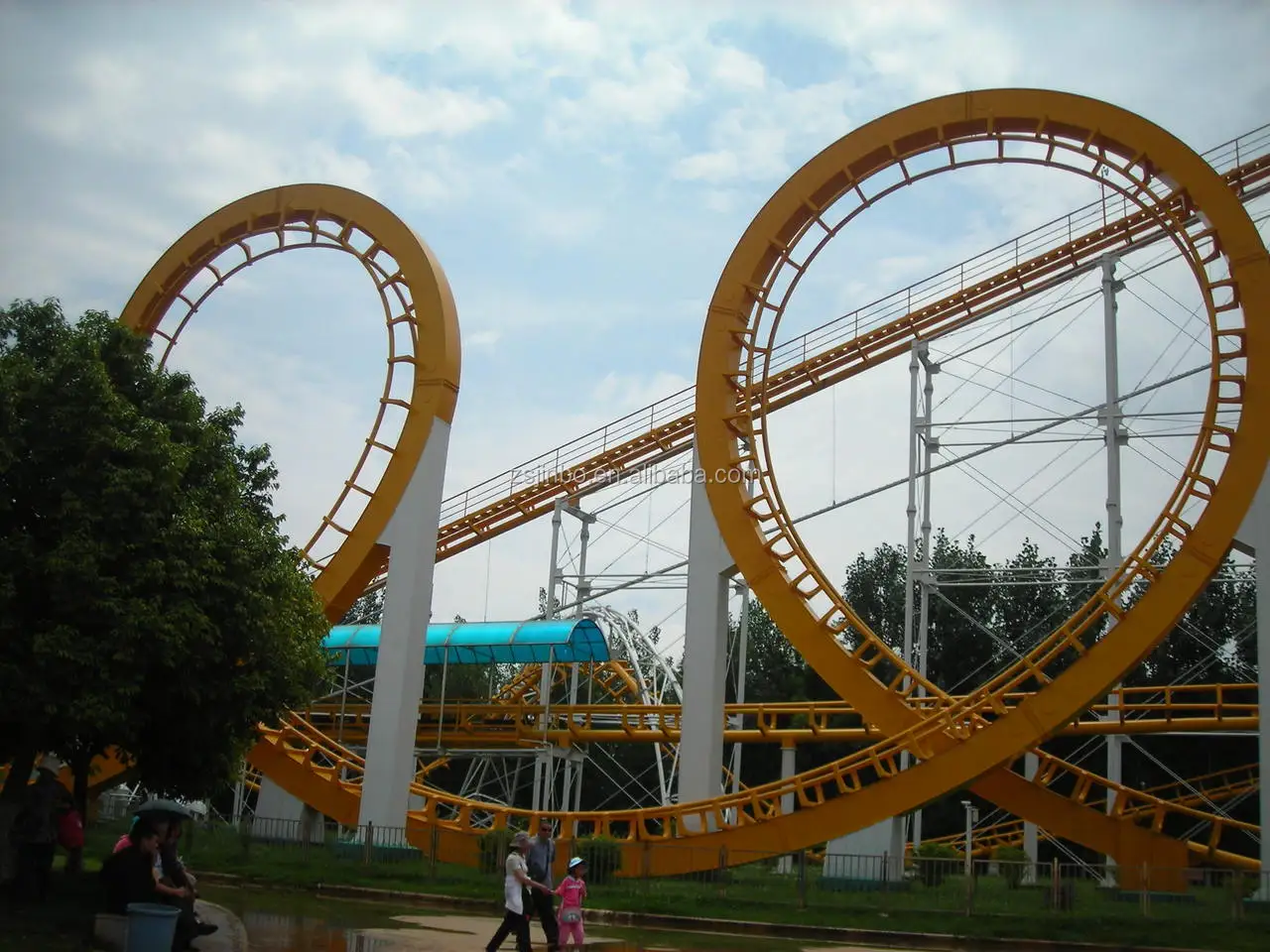 Amusement Park Shuttle Loop Roller Coaster - Jinbo Brand