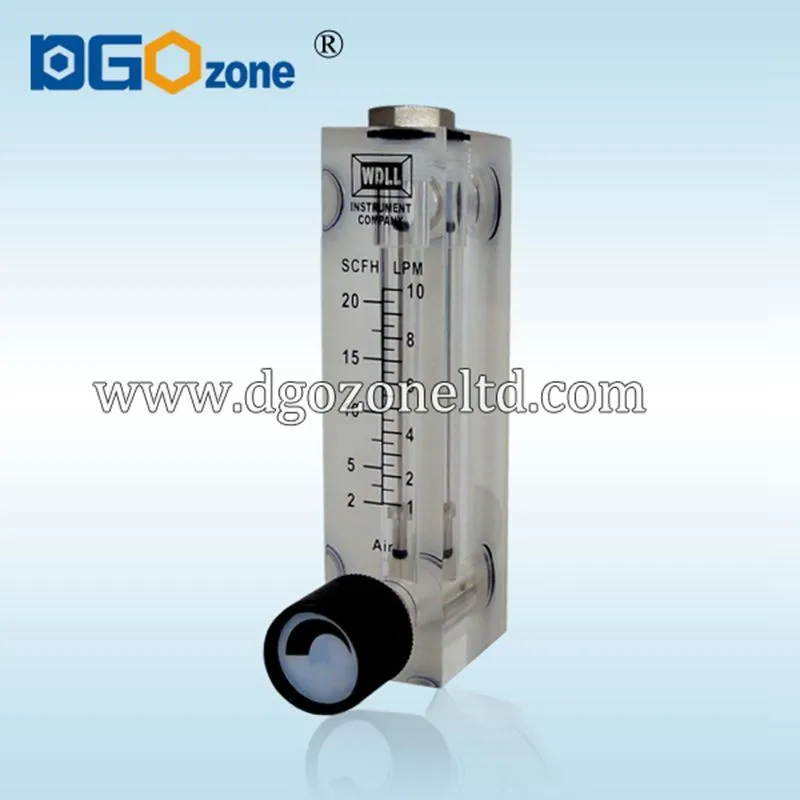 0.1-1lpm Oxygen Flow Meter With Valve Ozone Cell O2 Flowmeter Oxygen ...