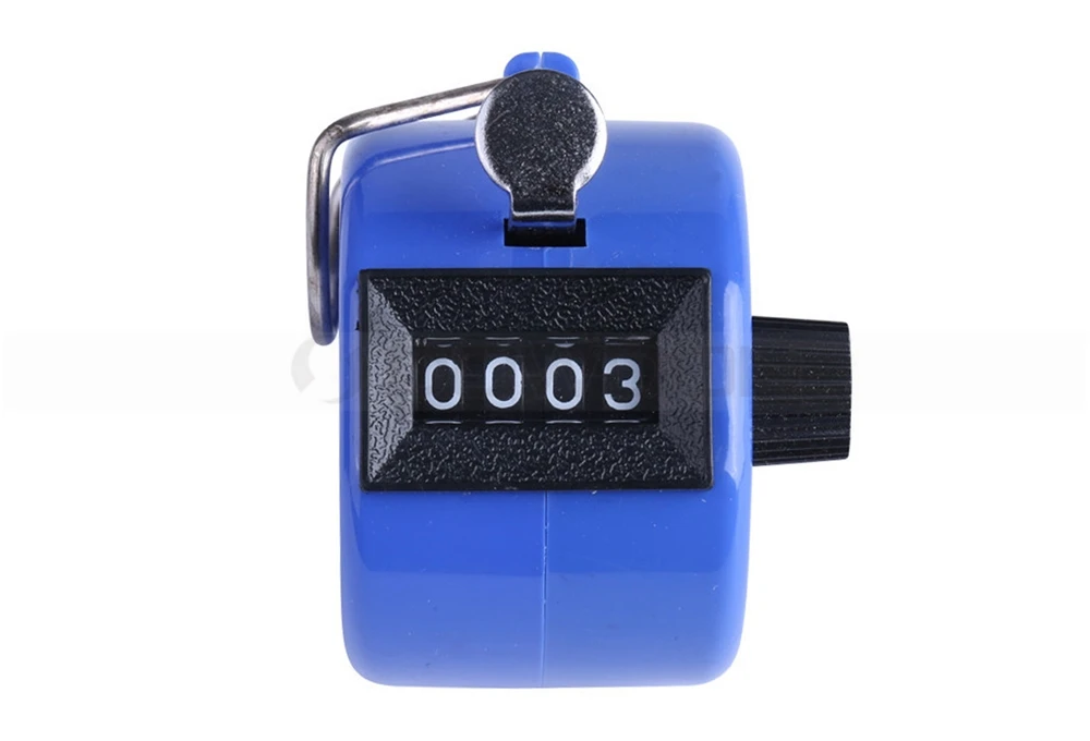 8 Color In Stock Four-digit Plastic Shell Mechanical Tally Counter Hand ...