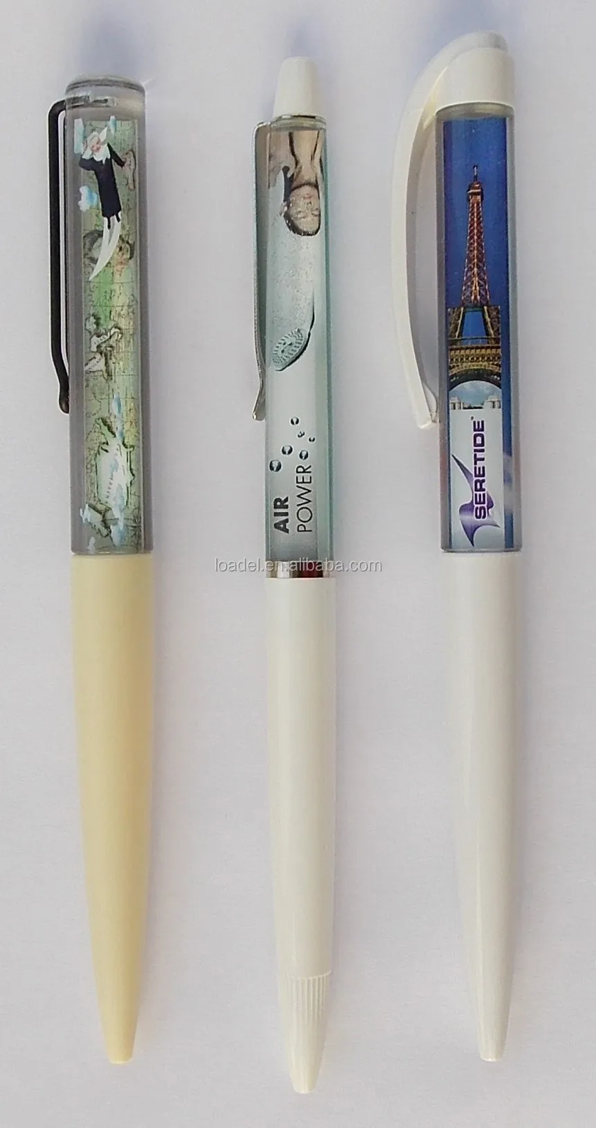 Professional Liquid Floating Pen Plastic Liquid Ball Pen Customized ...