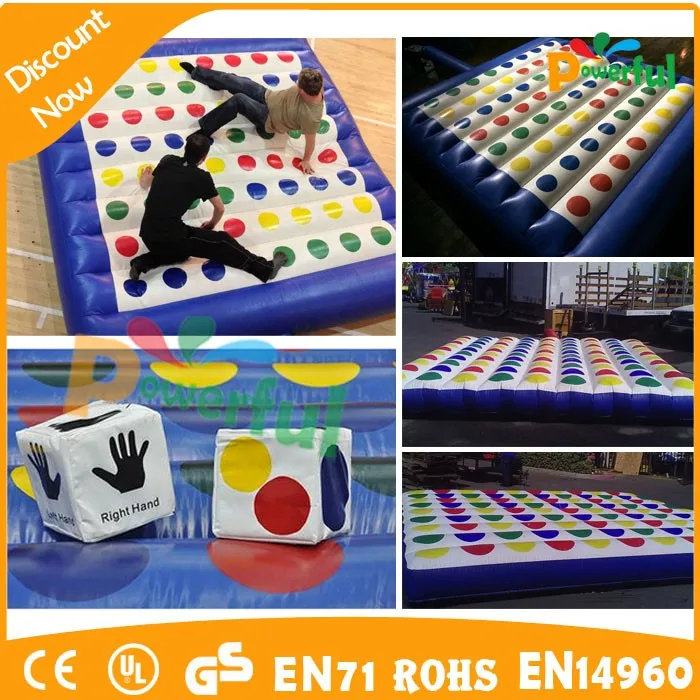 Funny Games Body Inflation Games Twister Mat Inflatable