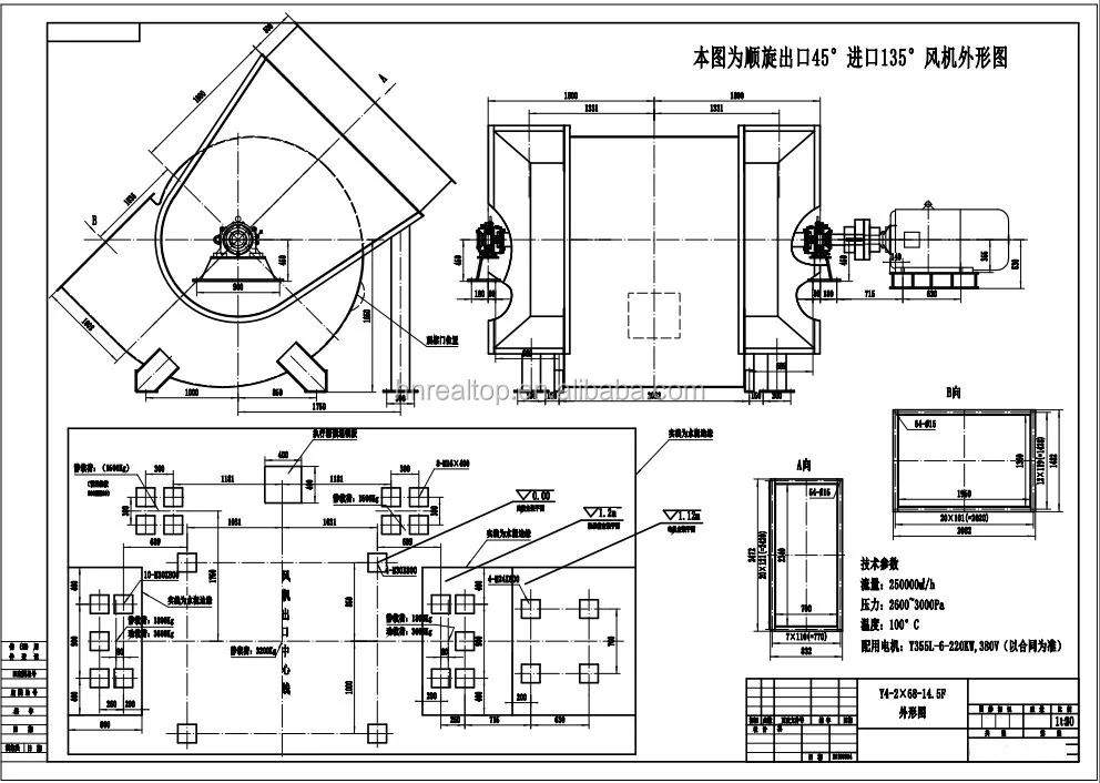Centrifugal Blower Fan for Cement Kiln & Mill - REALTOP