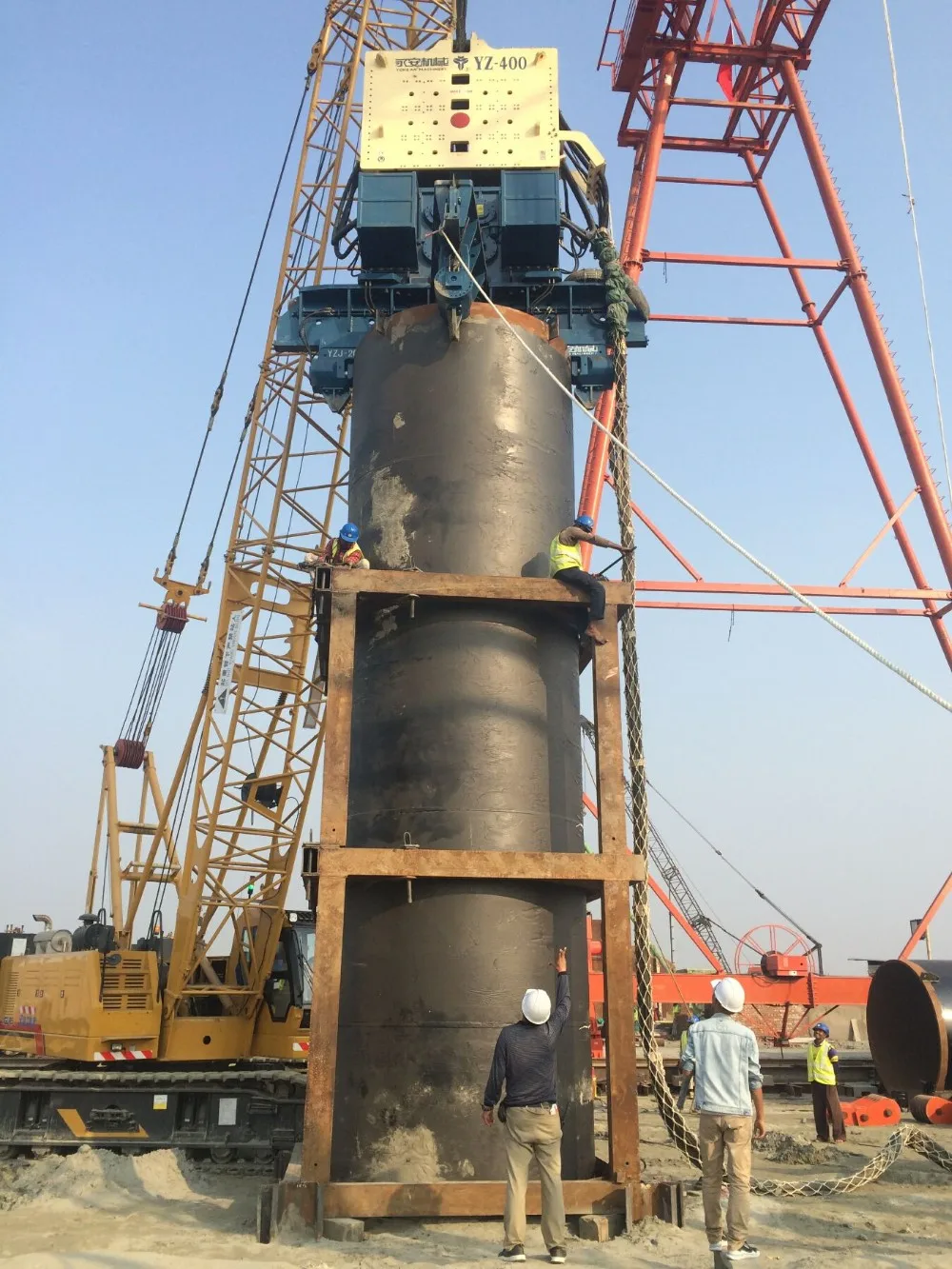 Yz230 Hydraulic Pile Vibro Vibratory Hammer For Crane - Buy Hydraulic ...