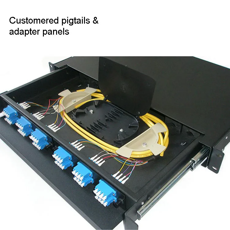 Corning Fiber 12 Ports Fc Rack Mount Odf 12 Core 24 Core Termination ...