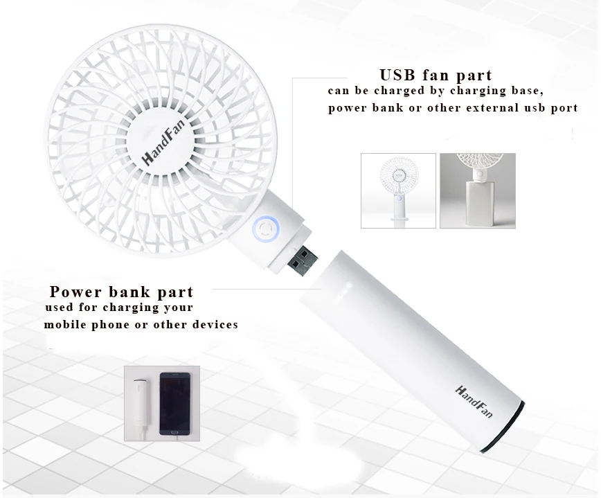 Personal Handheld Foldable Quite Neck String Electric Usb Desktop Mini ...