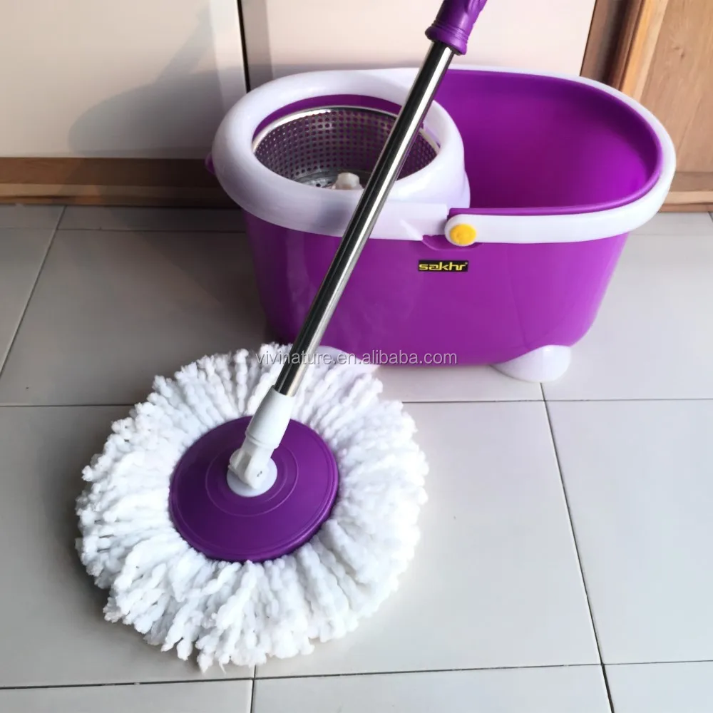 Vivinature Spin Go Mop With Two Heads Easy Rotation Mop - Buy Spin Go ...