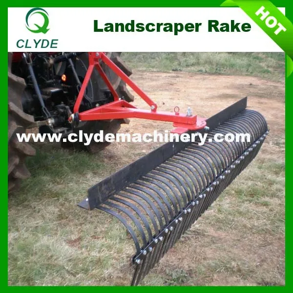 Farm Machinery 3 Point Hitch Land Leveler Rake - Buy Leveler Rake ...