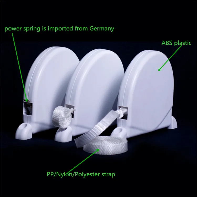 Roller Shutter Tape Coiler Box with 14mm Strap - Durable & Modern