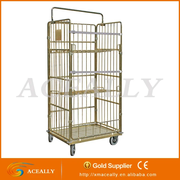 Heavy Duty Stackable Roll Cage Trolley - Buy Roll Cage,Stackable Cage ...