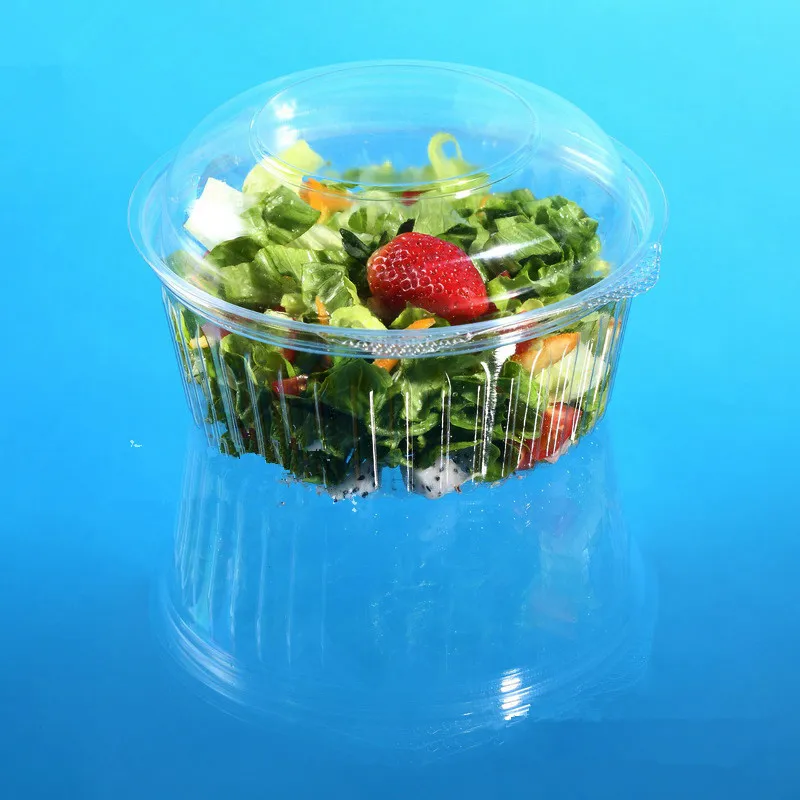 Disposable Salad Container With Lids For Fruit Vegetable Food Container ...
