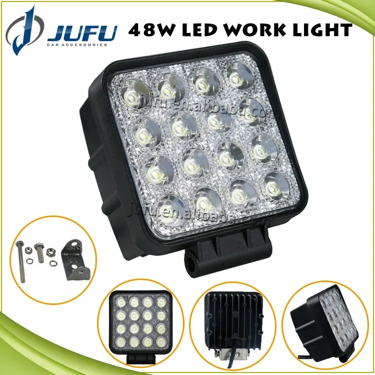 12v Led Tractor Work Light Vehicle Offroad 48w Led Work Light - Buy 48w ...