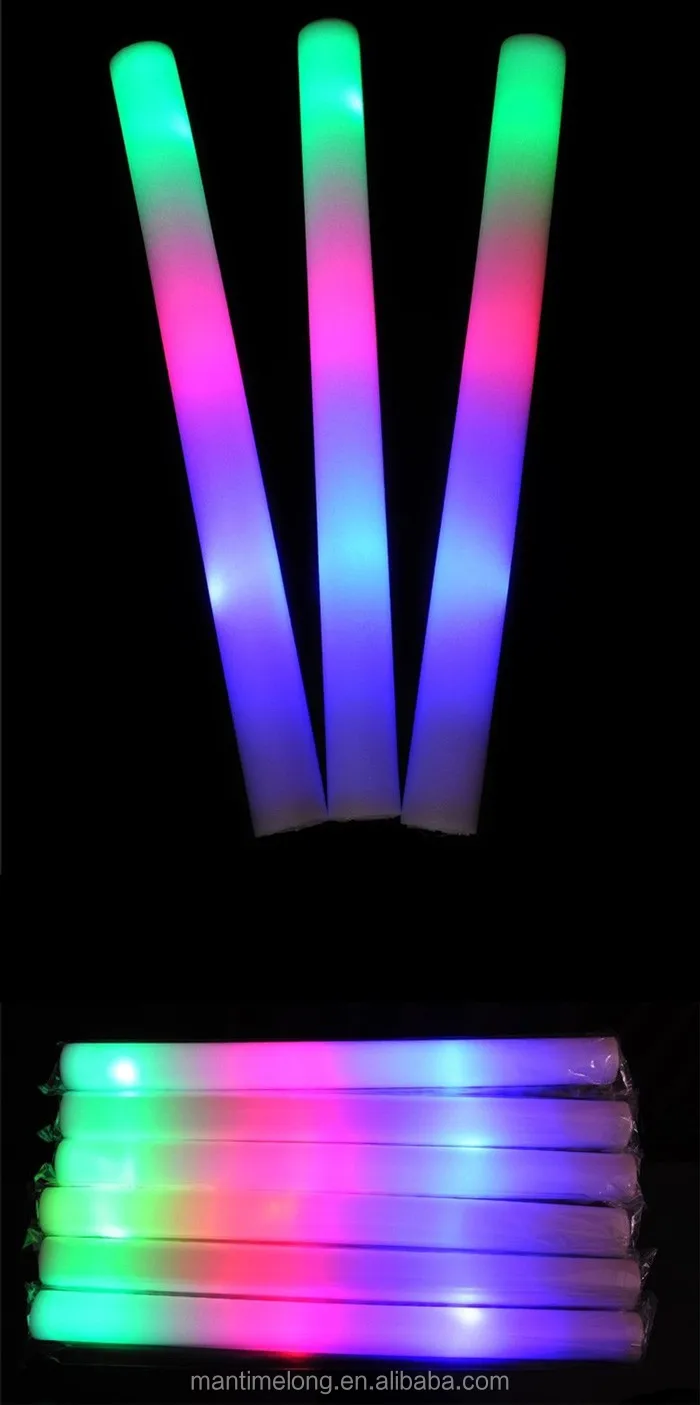 Large Glowing Sticks/led Light Up Sponge Bar And Party Toys Led Glow ...
