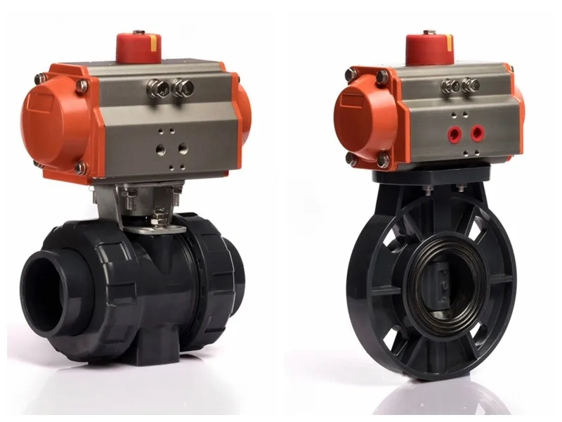 Upvc 2 Way Electric Motorized Valve Flow Control Ball Valve Plastic ...
