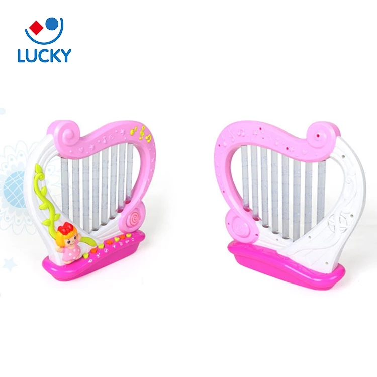 Magic Twinkle Kids Instruments Mini Harp Baby Musical Toy With Light ...