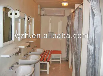 Mobile Prefabricated Military Camp Toilet/shower Room - Buy Modular ...