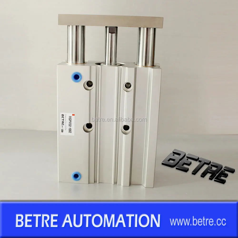 New Three Rod Guided Pneumatic Cylinder Smc Type Mgpm32-100z - Buy Air Cylinder,Compact Guide ...