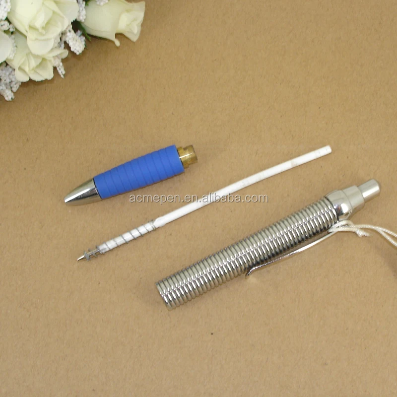 Classic Spring Bendable Ballpoint Pen With Soft Rubber Grip Ball Pen ...