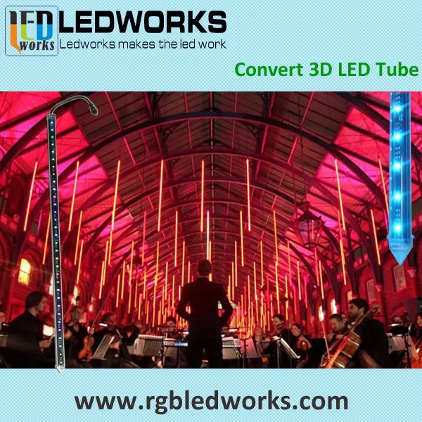 3d Vertical Tube,Dmx512 Led Vertical Hanging Tube Stage Lights - Buy ...