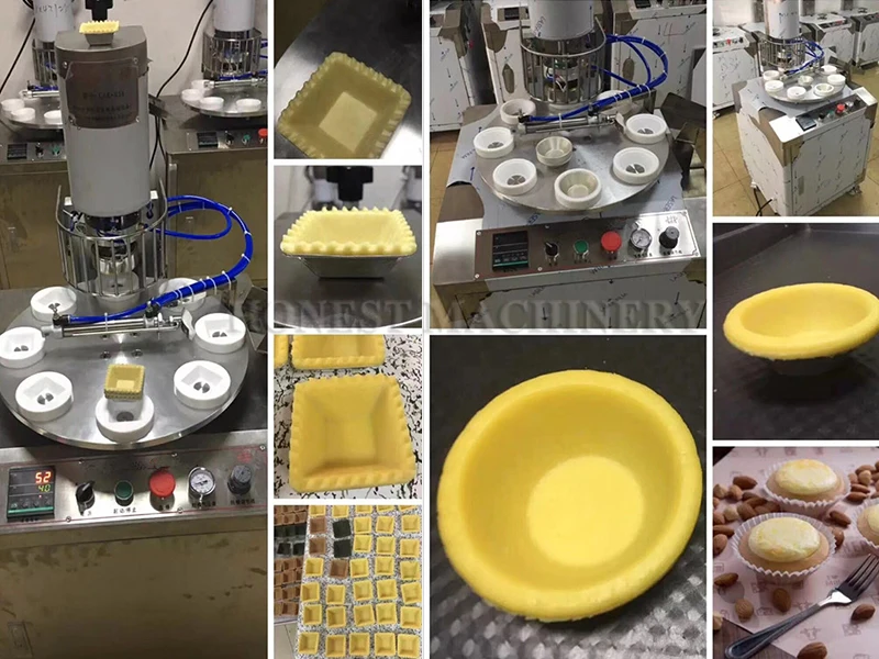 Professional 220v Tart Press Machine / Waffle Making Machine / Egg Tart ...