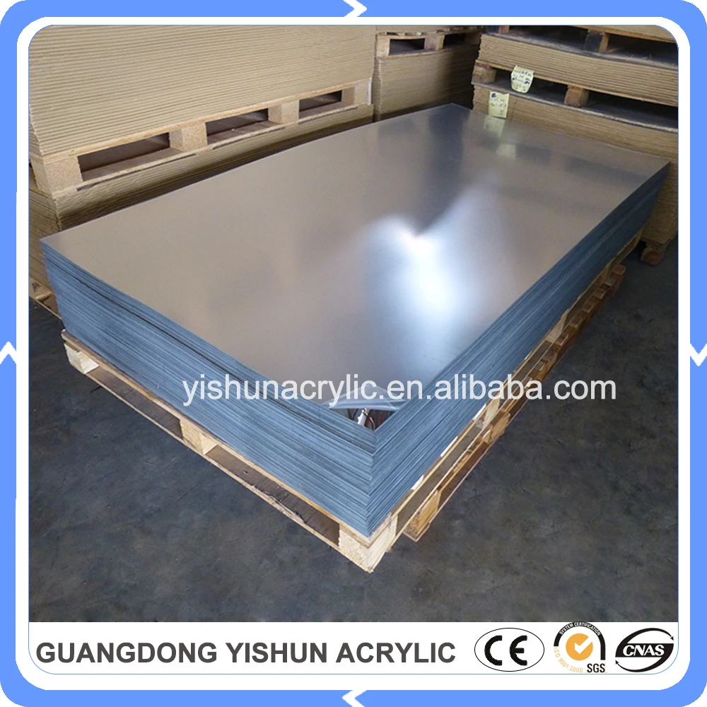 Factory Supply High Glossy Reflective Silver Color Mirror Acrylic ...