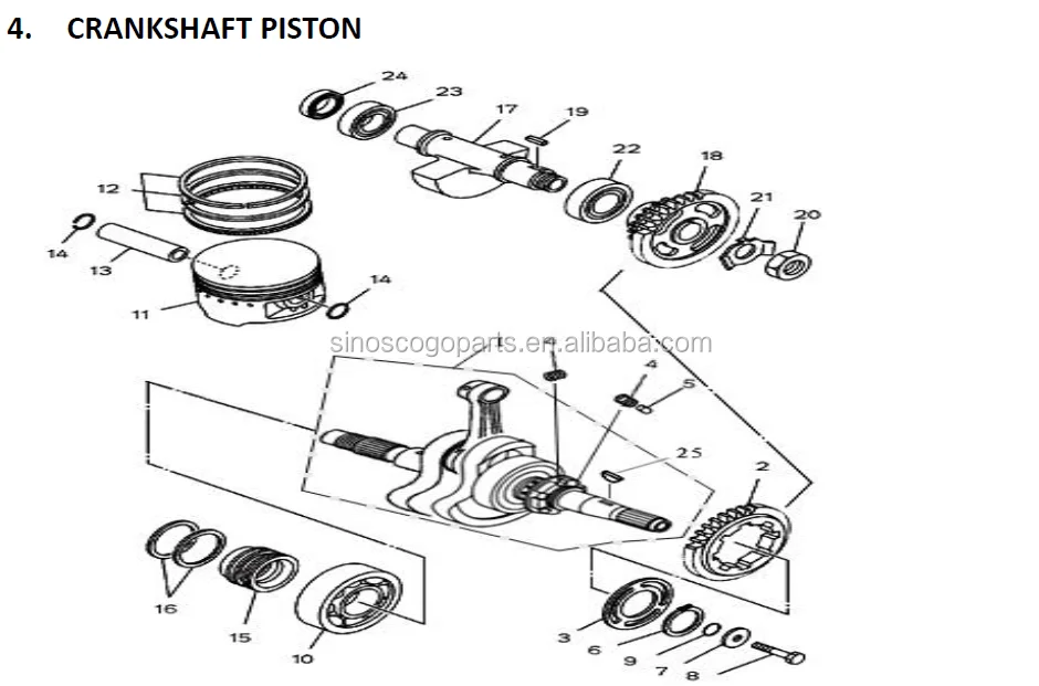 Hisun Ignition Switch,Ignition Switch,Bennche,Qlink,Key Switch,Efi,Msu ...