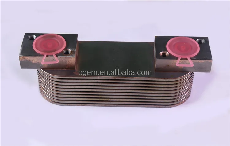 Original Ccec Kta19 Qsk19 Cummins Motor Marino Enfriador De Aceite De ...