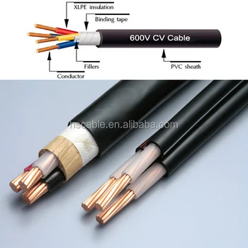 0.6/1kv Xlpe Insulated Pvc Sheathed Cv Cable - Buy Cv Cable,Pvc Sheathed Cv Cable,0.6/1kv Cv ...