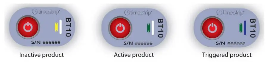 Timestrip 10 Degree Temperature Blood Bag Indicator - UK