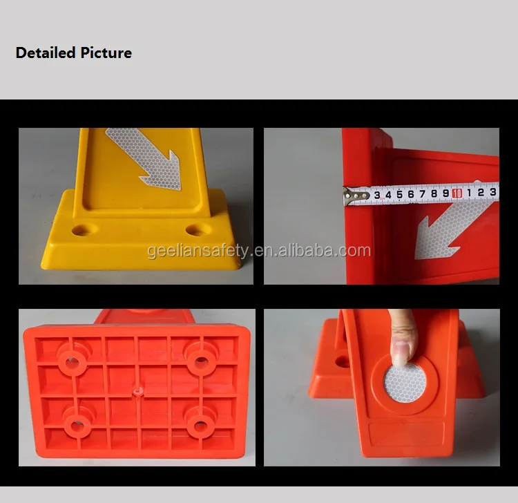 Individual Lane Separator Traffic Road Lane Divider / Road Lane ...