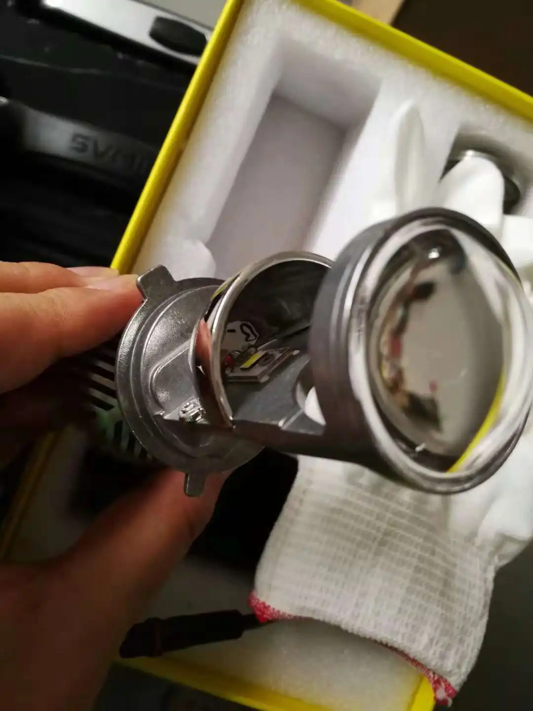 CE ROHS FC LED Headlight Pair2*40w for H4 Head Light Bi 12v24v