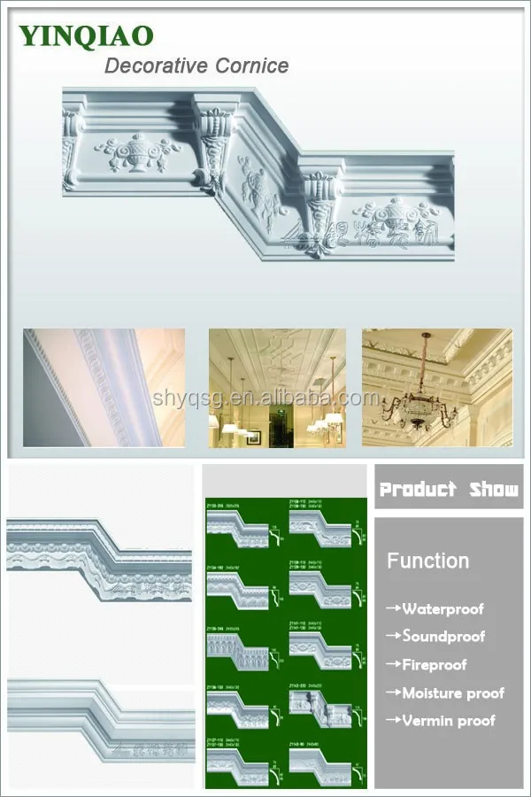 Building Finishing Materials Ceiling Plaster Cornices - Buy Building ...