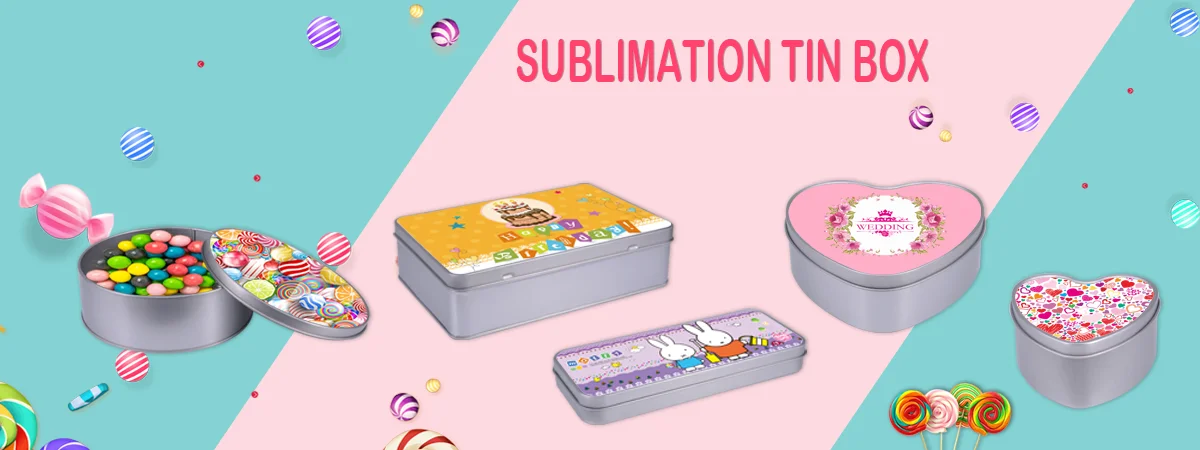 Personalized Sublimation Printing Blank Metal Tin Candy Box - Buy ...