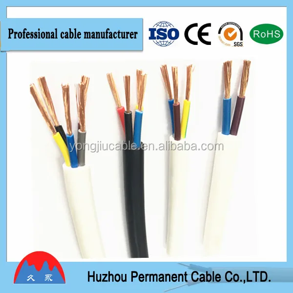 Copper Clad Aluminum Electric Wire Price 2 Cores Electrical Cable Made ...