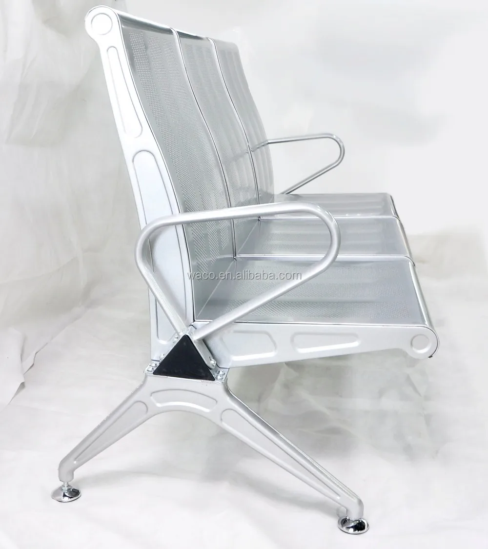 Triangle Chair 3 Seats With Soft Cushion Waiting Chair 50cm Seat Width ...