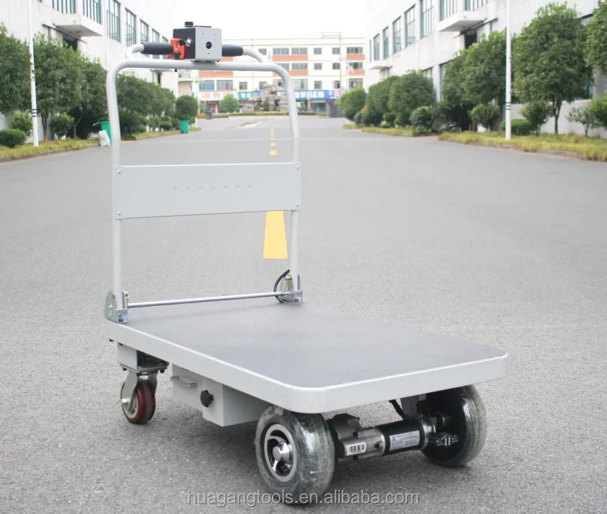 Hg-101 Platform Motorized Hand Trolley - Buy Motorized Hand Trolley ...