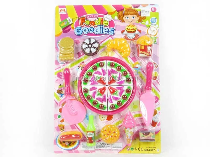 Educatioanl Toys Playing Food Set Kids Reptend Plastic Pizza Toy - Buy ...