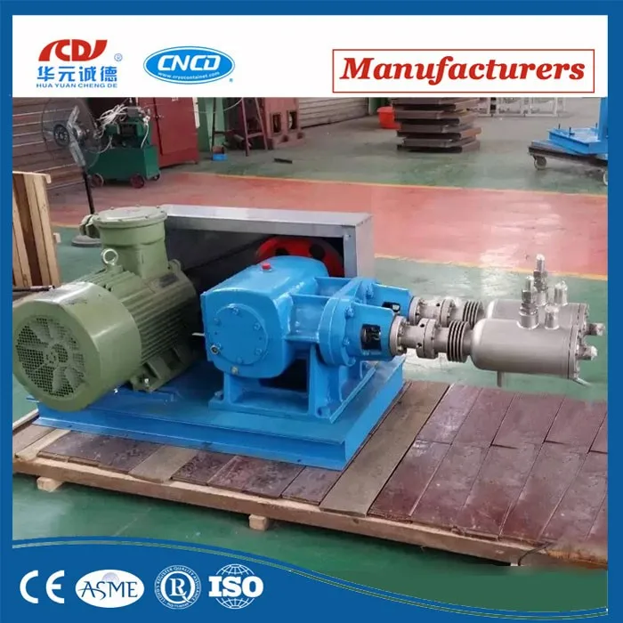 Cryogenic Liquid CO2 Plunger Pump High Pressure Cylinder Filling Pump ...