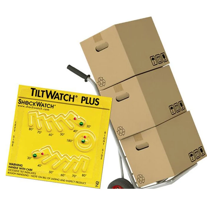 Paquet Indicateur Tilt Étiquette D'avertissement Tiltwatch Plus Les ...